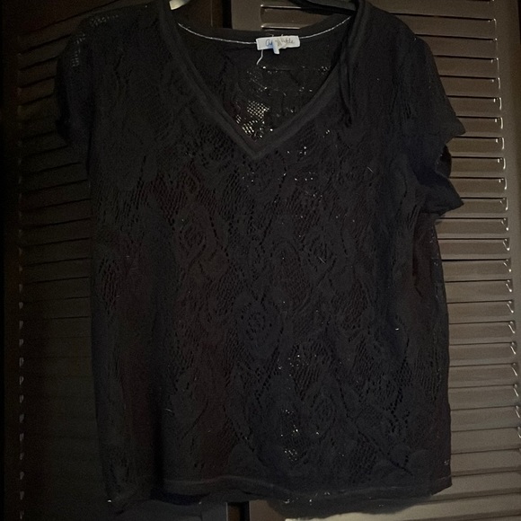 Tops | Crochet See Through Blouse | Poshmark